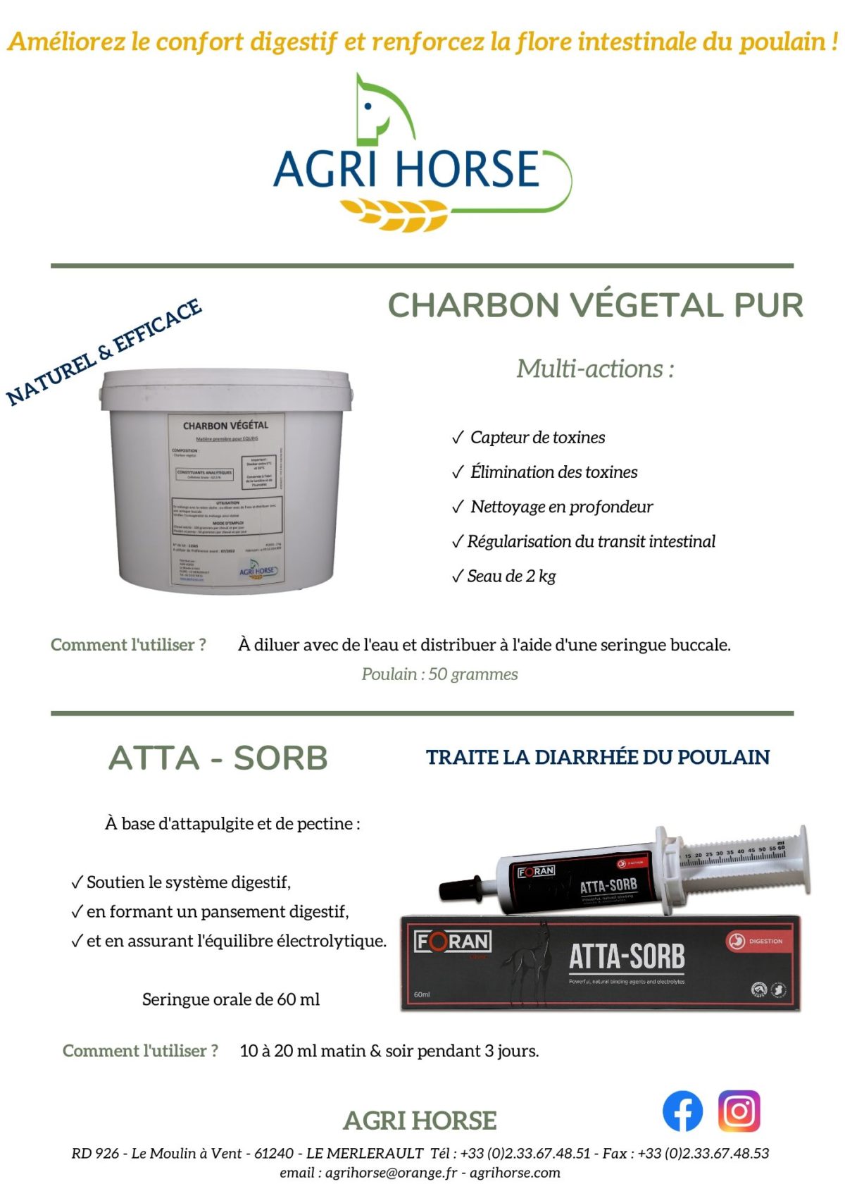 Catalogue & Flyers | AGRI HORSE DH | ALIMETATION CHEVAUX
